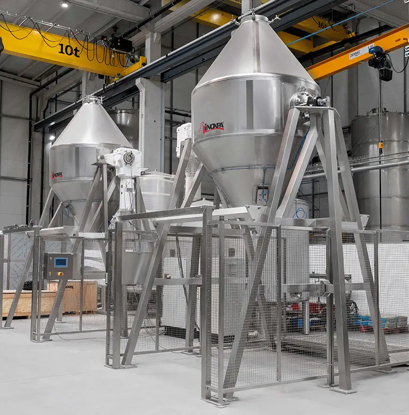 Double Cone Blenders for Protein Mixing - INOXPA